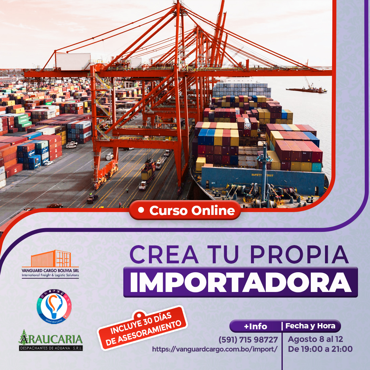 Crea tu propia importadora - Vanguard Cargo BO